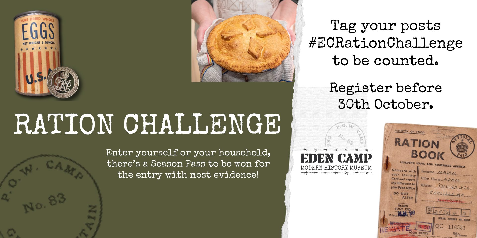 Eden Camp Ration Challenge - Eden Camp Modern History Museum